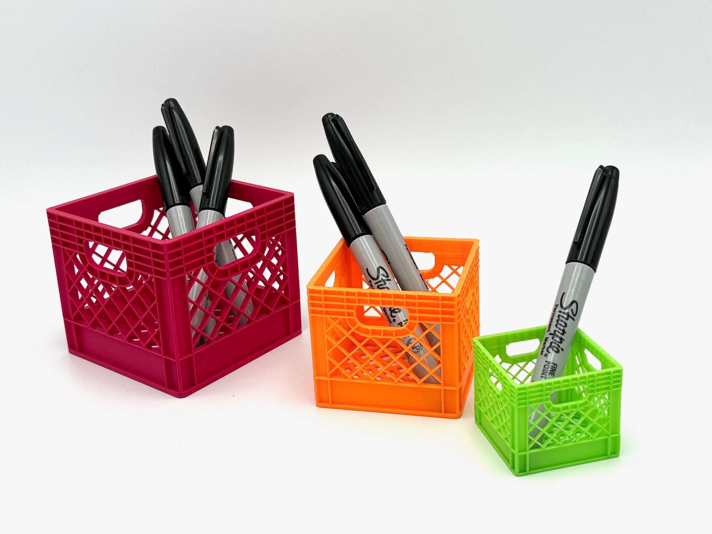 Mini Milk Crate Cute Aesthetic Desk Décor Customizable - Etsy