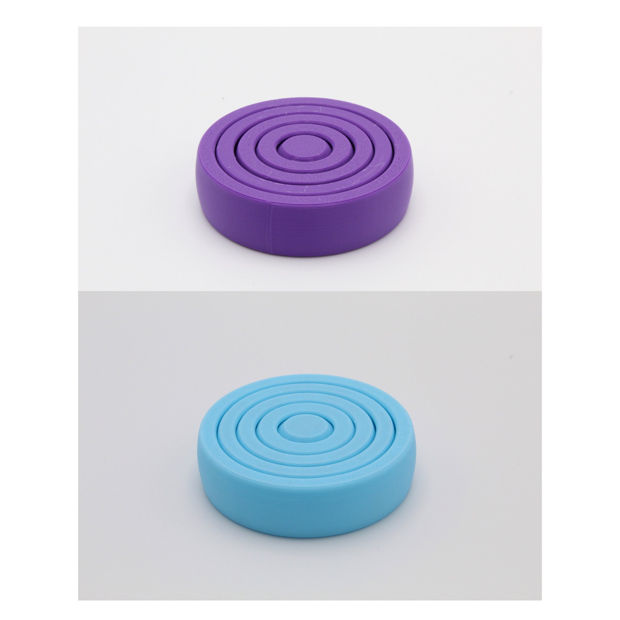 Interlock Spinner: 3D Rotating Ring Fidget Toy for Stress Relief ...