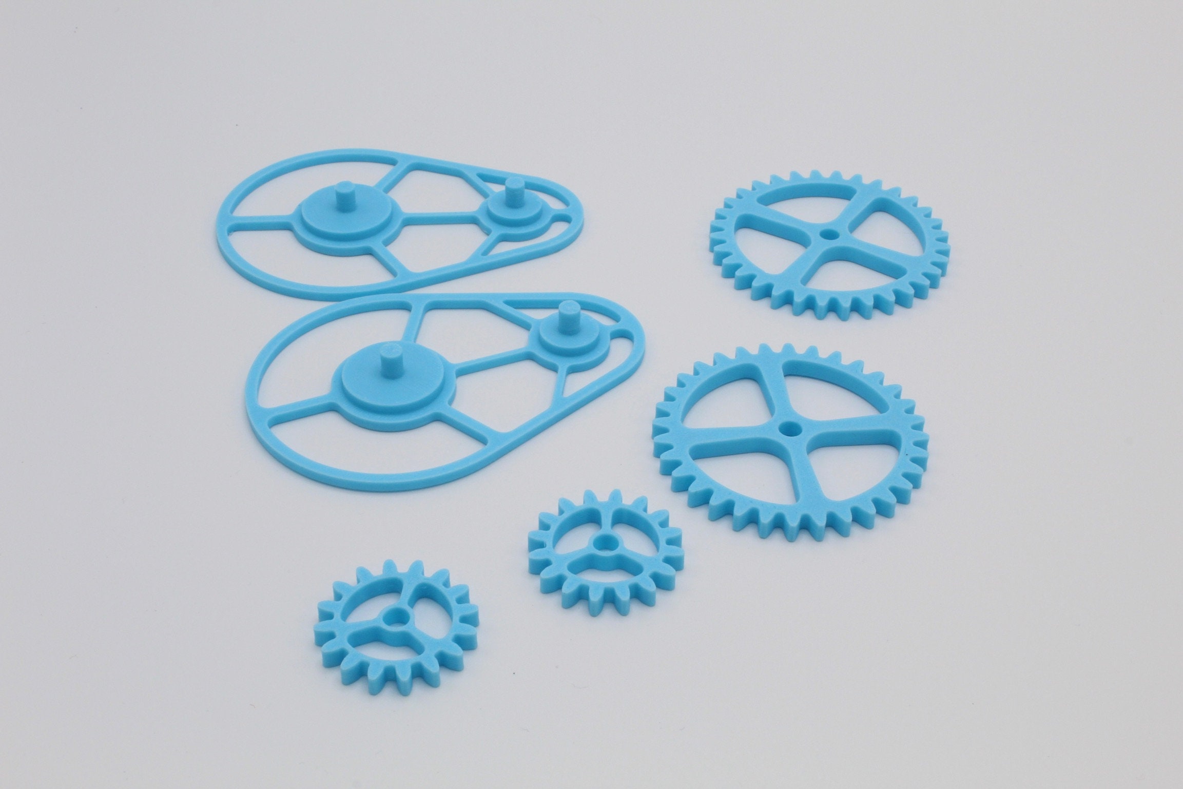 2-pack Gear Fidget Spinner Set Interchangeable Multi-color Gears - Etsy