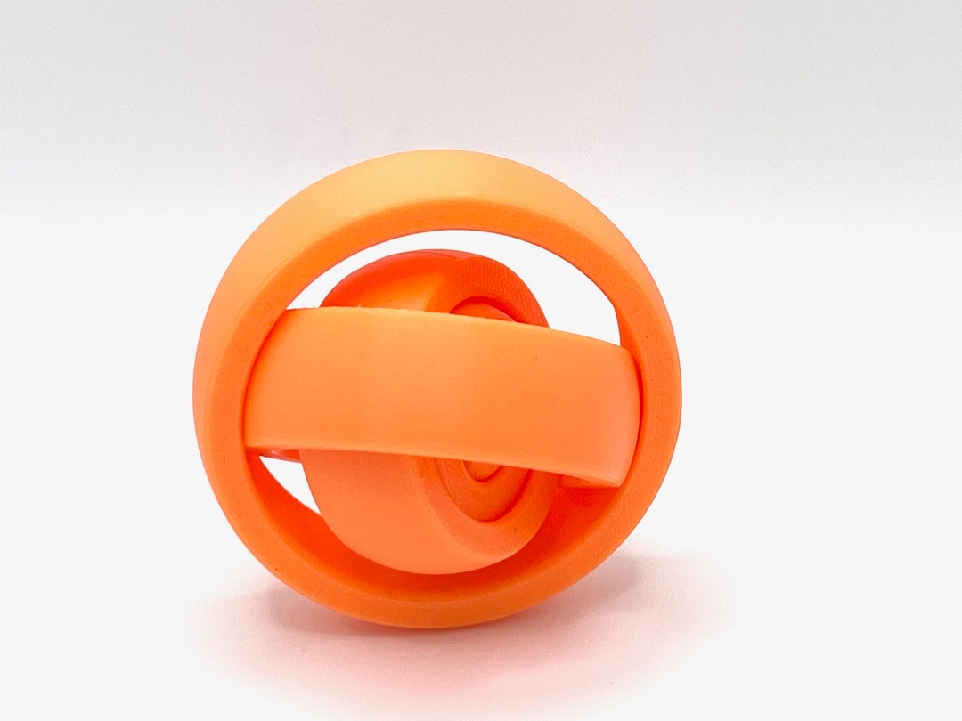 Interlock Spinner: 3D Rotating Ring Fidget Toy for Stress Relief ...