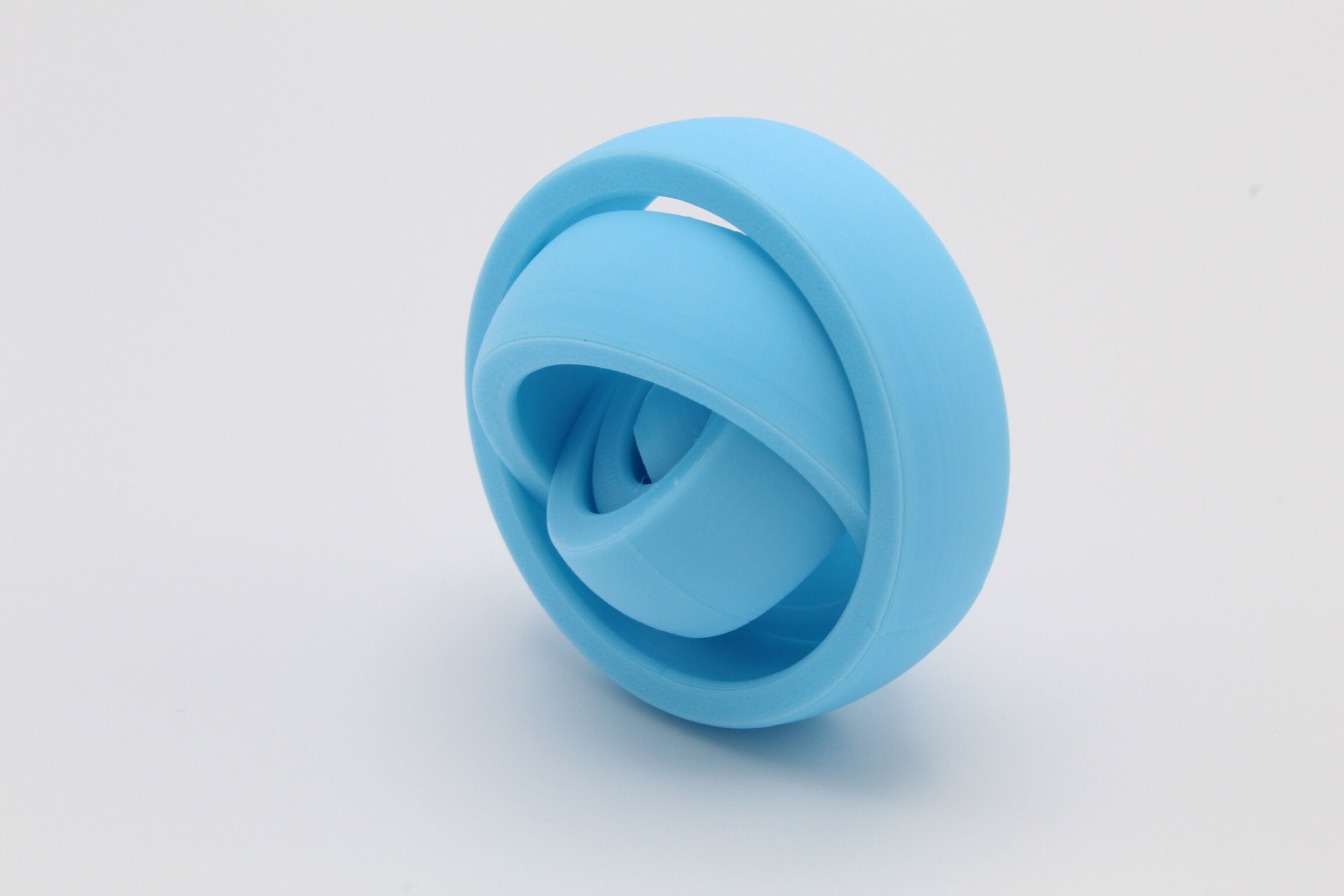 Interlock Spinner: 3D Rotating Ring Fidget Toy for Stress Relief ...