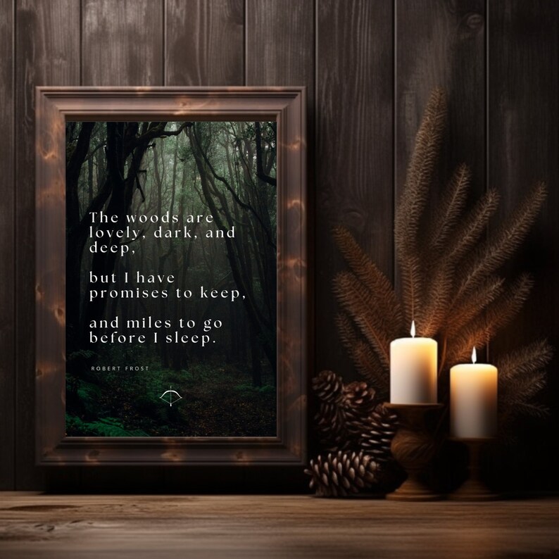 Fantasy Adventure Art, Robert Frost Poem, Miles to Go Before I Sleep ...
