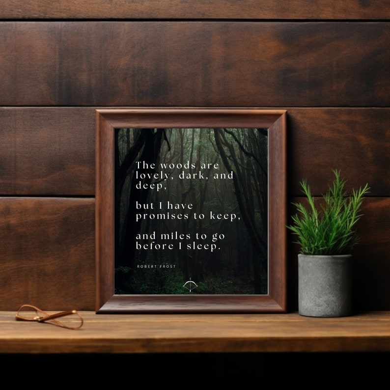 Fantasy Adventure Art, Robert Frost Poem, Miles to Go Before I Sleep ...