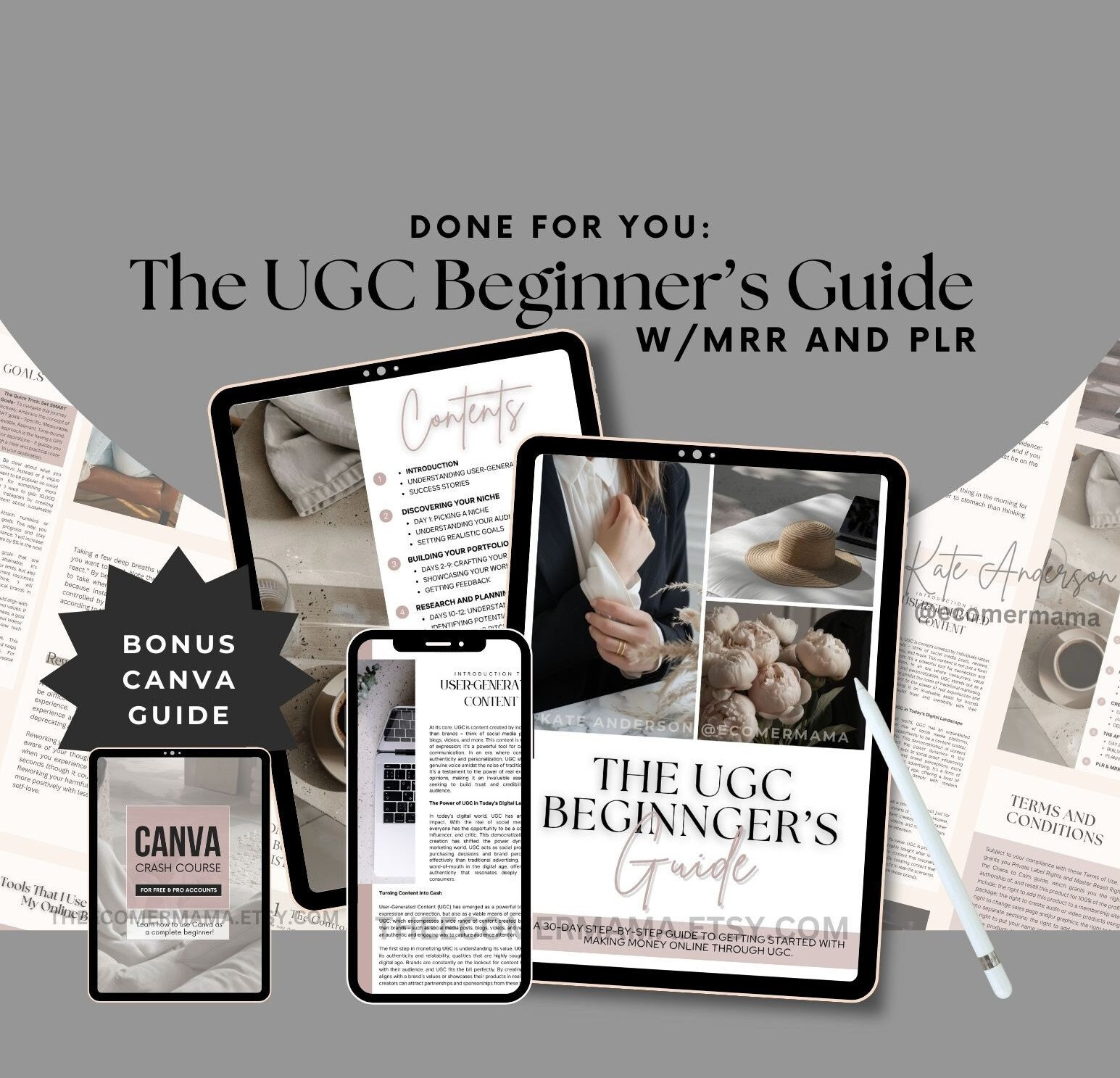 The UGC Beginner's Guide With Master Resell Rights (MRR) & Private ...