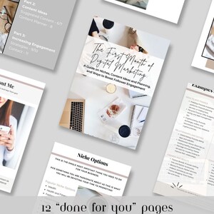 The First Month of Digital Marketing: A Guide on Niches, Content Ideas ...