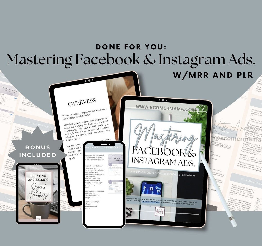 Mastering Facebook and Instagram Ads With Master Resell Rights (MRR ...