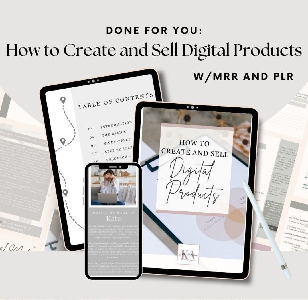 How to Create and Sell Digital Products Ebook With Private - Etsy