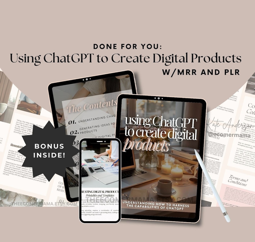 Using Chatgpt to Create Digital Products With Master Resell Rights (MRR ...