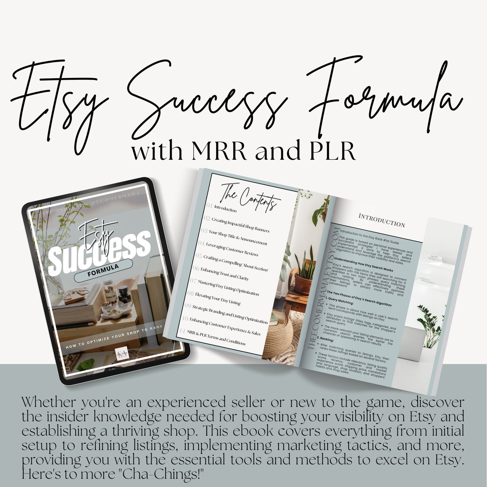 Etsy Success Formula Ebook/guide With Master Resell Rights (MRR) and ...