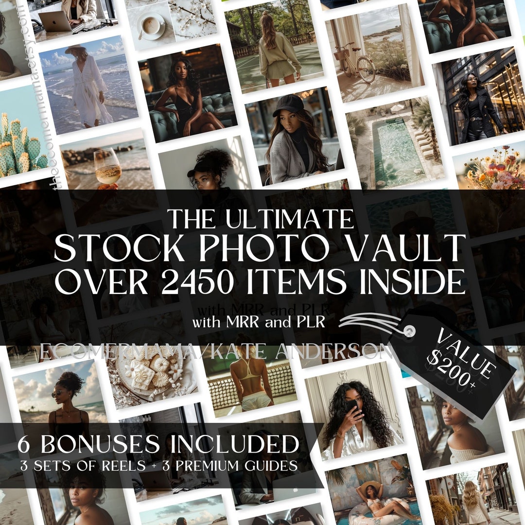 The Ultimate Stock Photo Vault With 6 BONUSES All With Master Resell ...