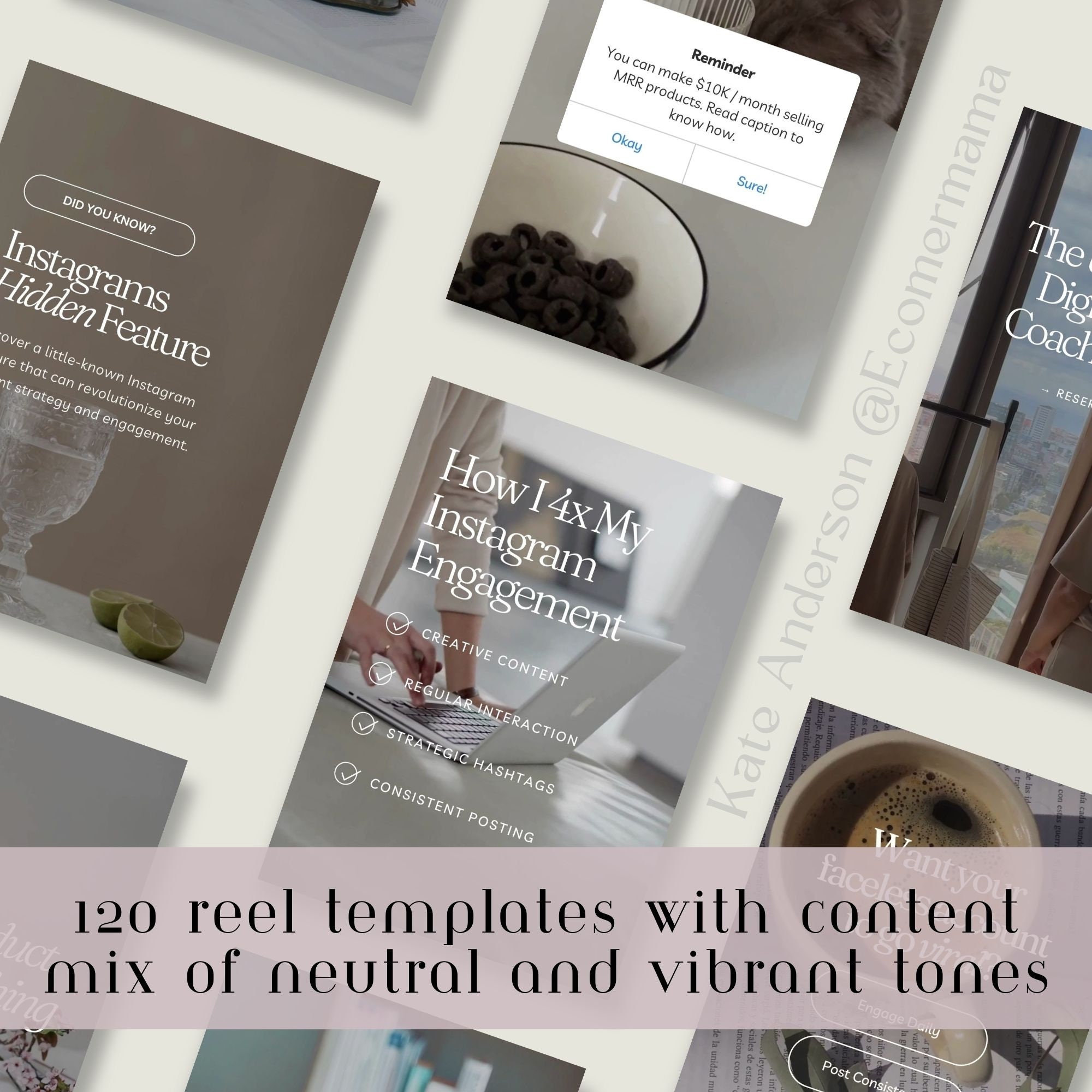 185 Faceless Reels and Posts With Content for Digital Marketers W/master Resell Rights MRR and ...