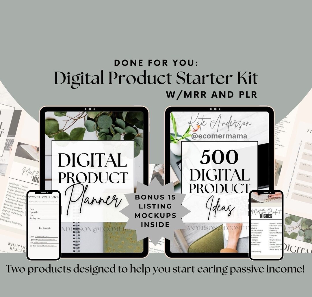 Digital Product Starter Kit and BONUS With Master Resell Rights (MRR ...