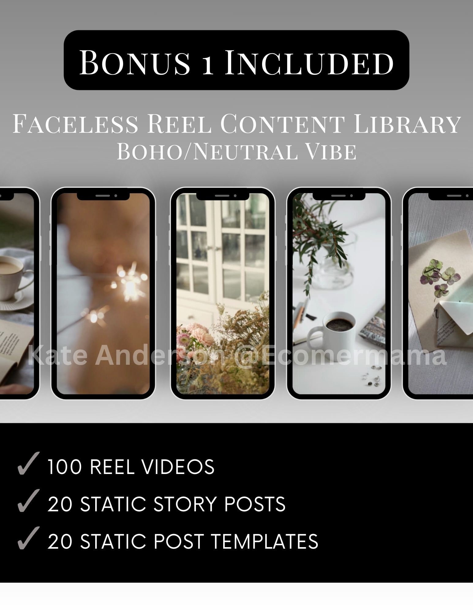 30 Days of DFY Instagram Content for Captions and Stories With Master Resell Rights MRR A Done ...