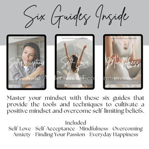 The Mindset Bundle: 6 Growth Guides & Workbooks W/master Resell Rights ...