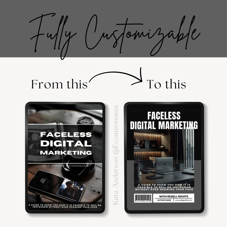 Faceless Digital Marketing Men's: How to Sell Online W/a Faceless ...