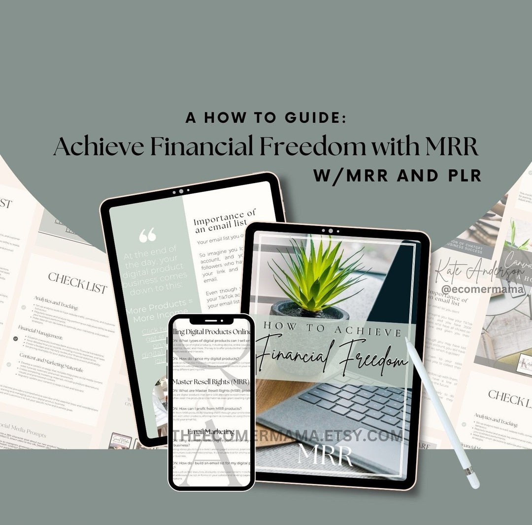 How to Achieve Financial Freedom Through MRR - A Master Resell Rights ...