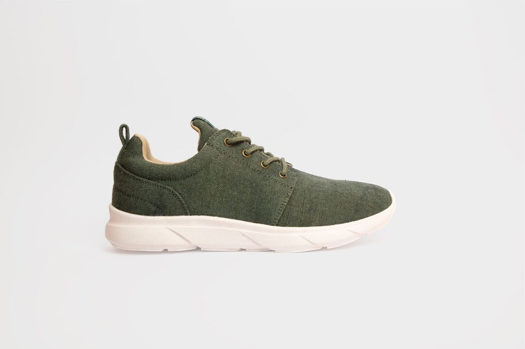 Explorer Shoes for Men Dark Green Color Waterproof Hemp - Etsy