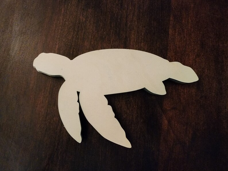 Layered Wood Art Turtle - Etsy