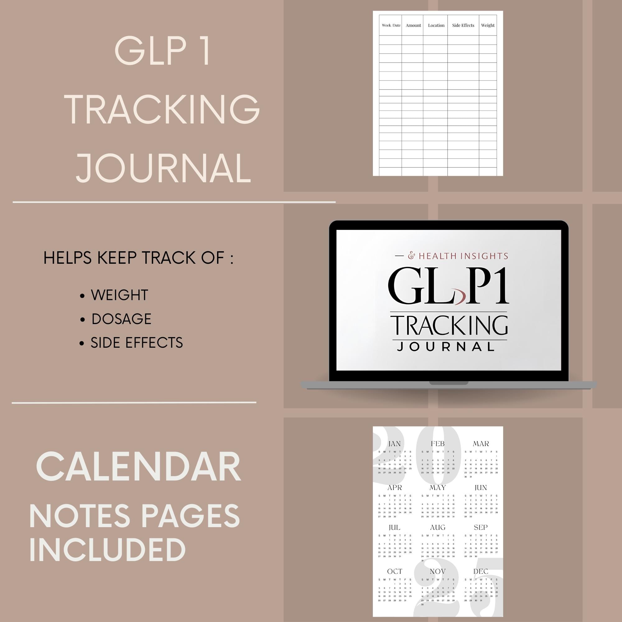 GLP 1 Tracking Journal | Printable PDF | Digital | Instant Download ...