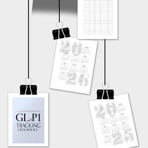 GLP 1 Tracking Journal | Printable PDF | Digital | Instant Download ...