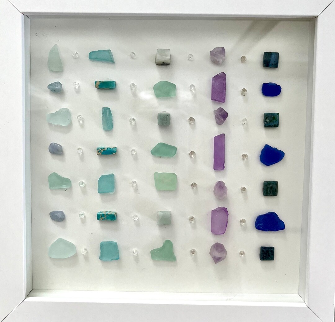 Gemstone Contemporary Artwork Early Morning Vibes - Etsy
