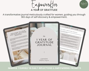 Printable Daily Gratitude Journal - Etsy