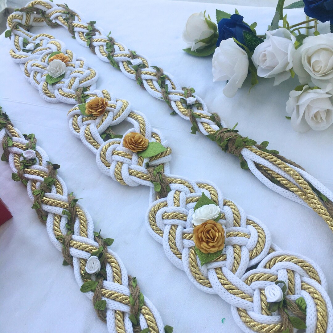 Handfasting Cord With Double Heart Knot – Celtic Infinity Wedding Cord ...