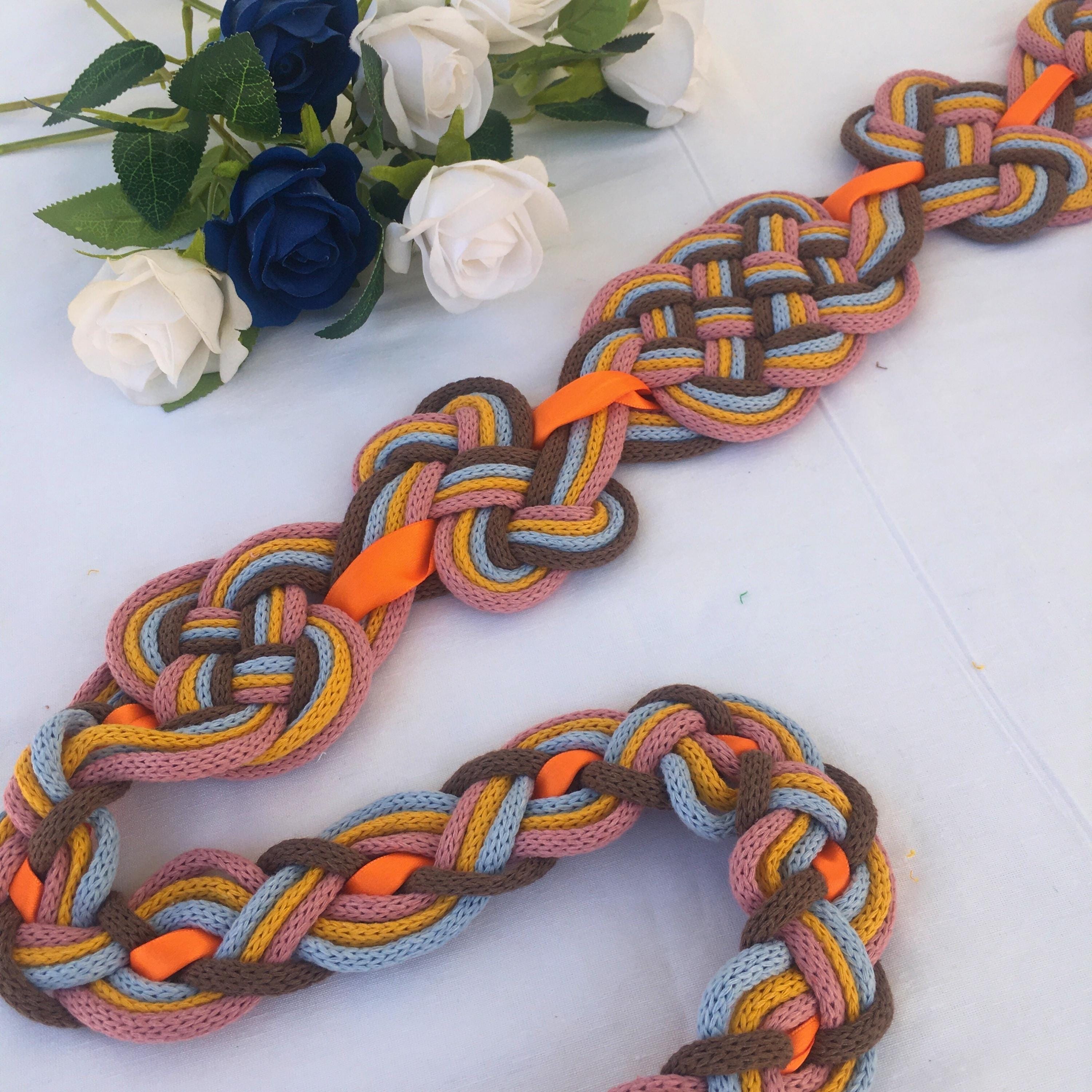 Braided Handfasting Cord: Celtic Knot Wedding Rope - Boho Ceremony ...