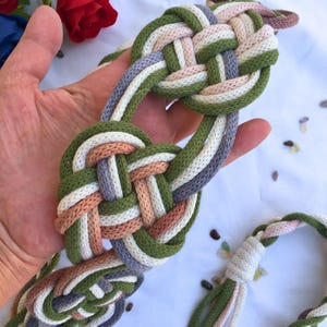 Handfasting Cords | Celtic Heart & Infinity Knots | Soft Cotton ...