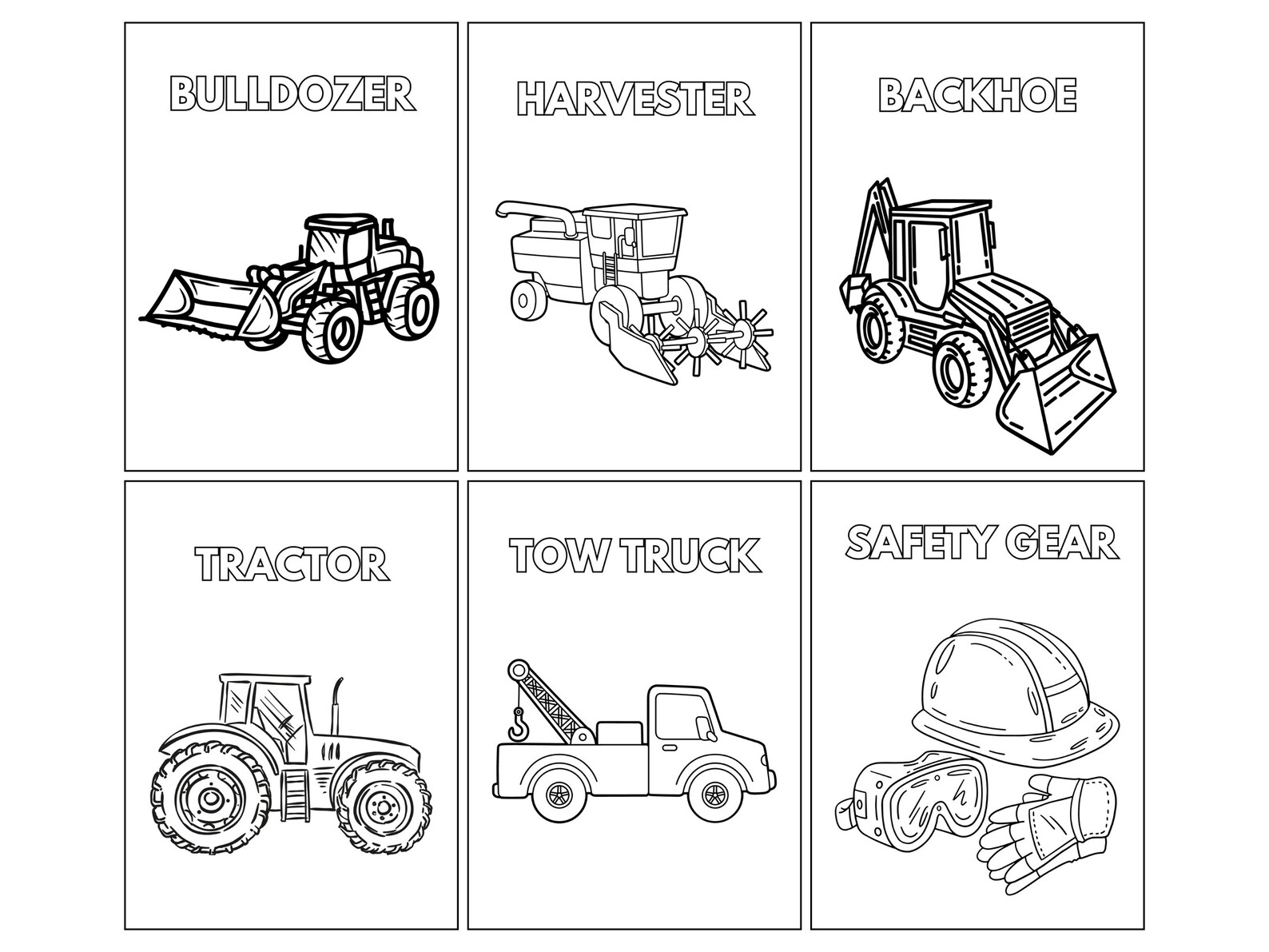 Construction Coloring Pages Printable Coloring Pages Educational ...