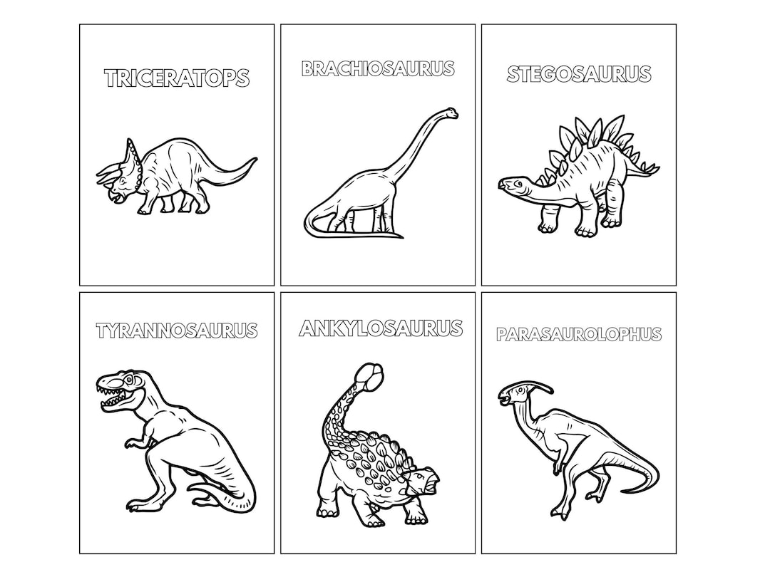 Dinosaur Coloring Pages Printable Coloring Pages Educational Coloring ...