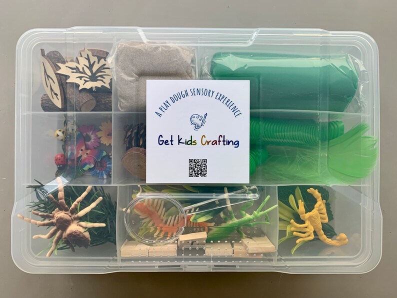 Bug Play Dough Kit Nature Sensory Sand Kit Personalized - Etsy