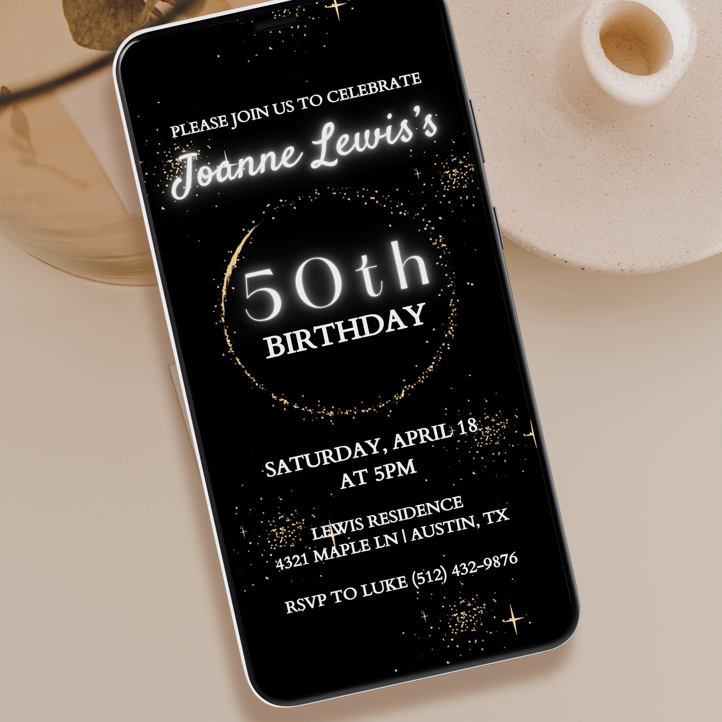 Digital Birthday Party Invitation Evite Birthday Party - Etsy