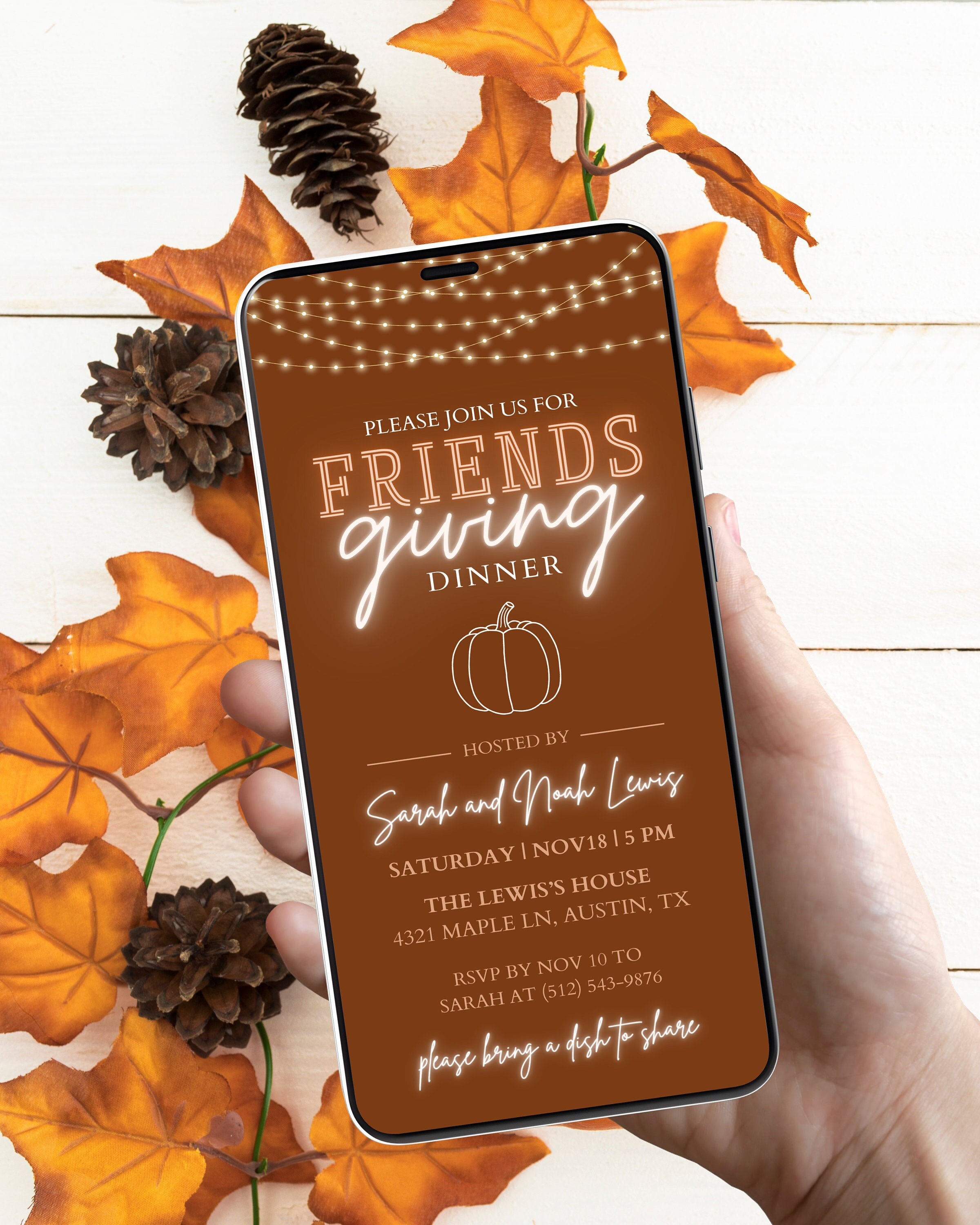 Evite Friendsgiving, Digital Friendsgiving Invitation Thanksgiving ...