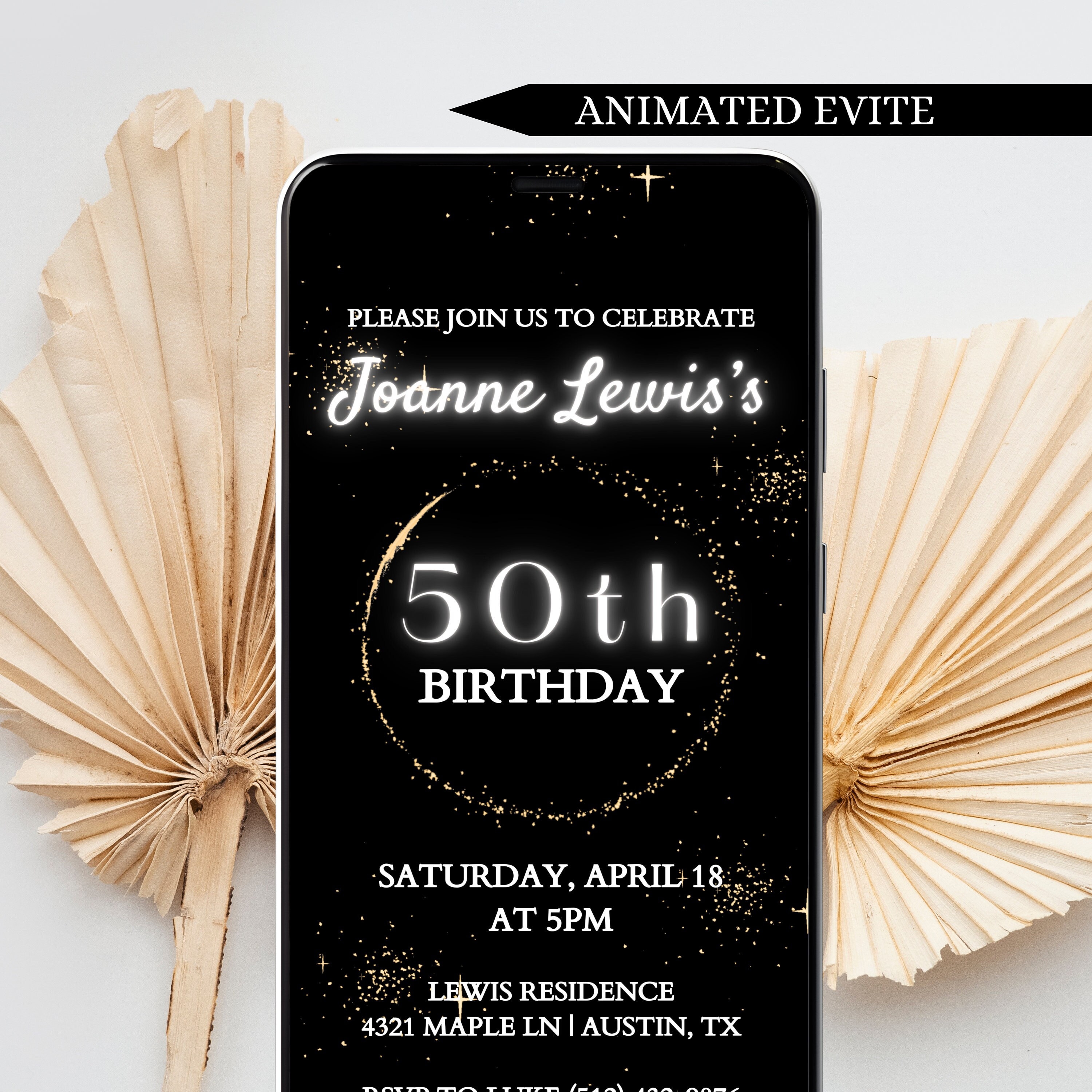 Digital Birthday Party Invitation Evite Birthday Party - Etsy
