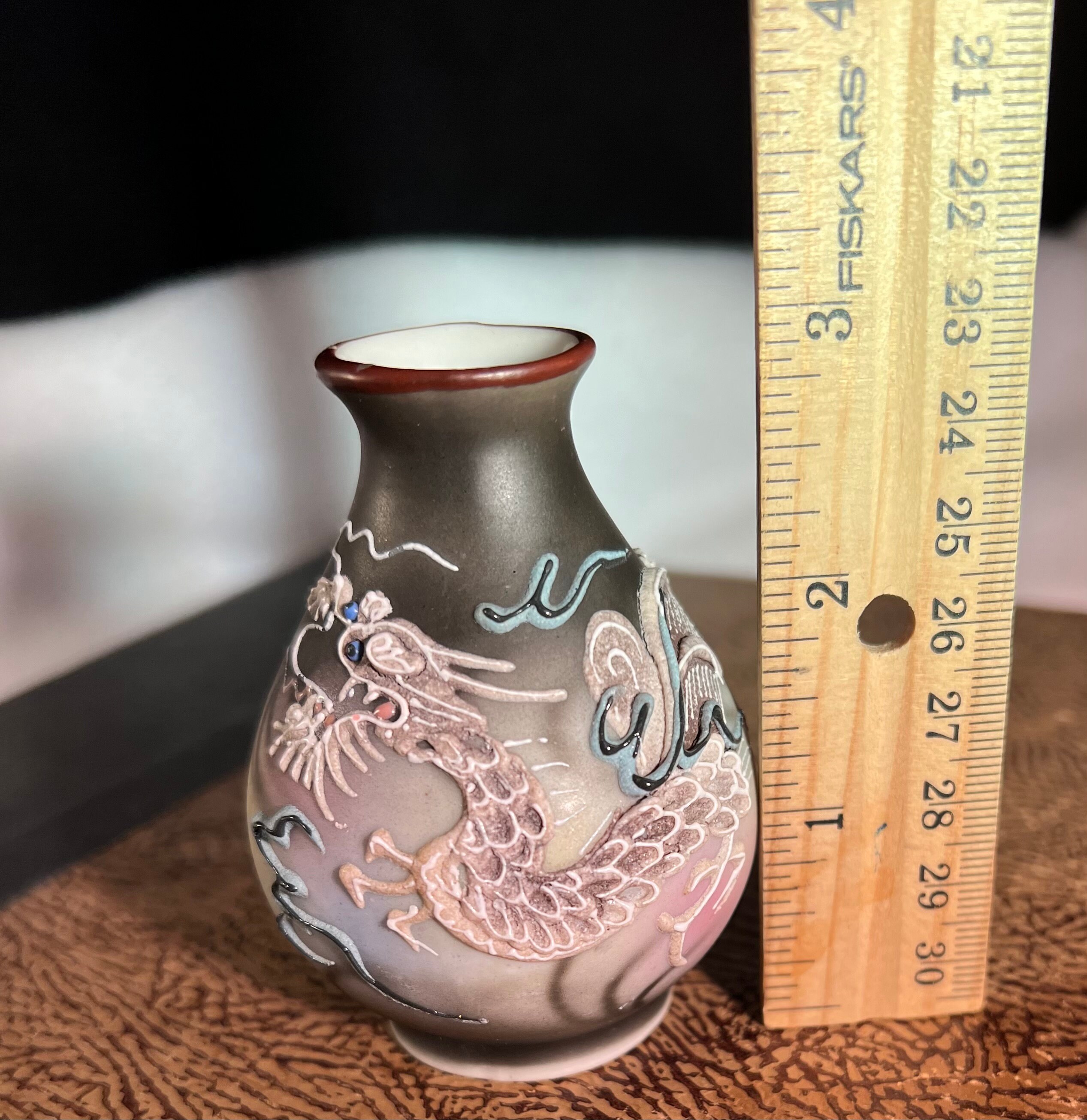 1940s Japan Porcelain Moriage Dragon Ware Vase - Etsy