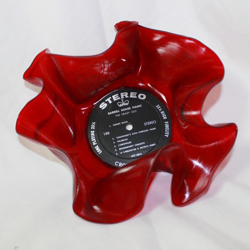Vinyl Record Bowl - Etsy