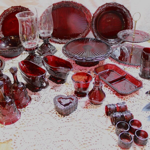 Avon Cape Cod Glassware - Etsy