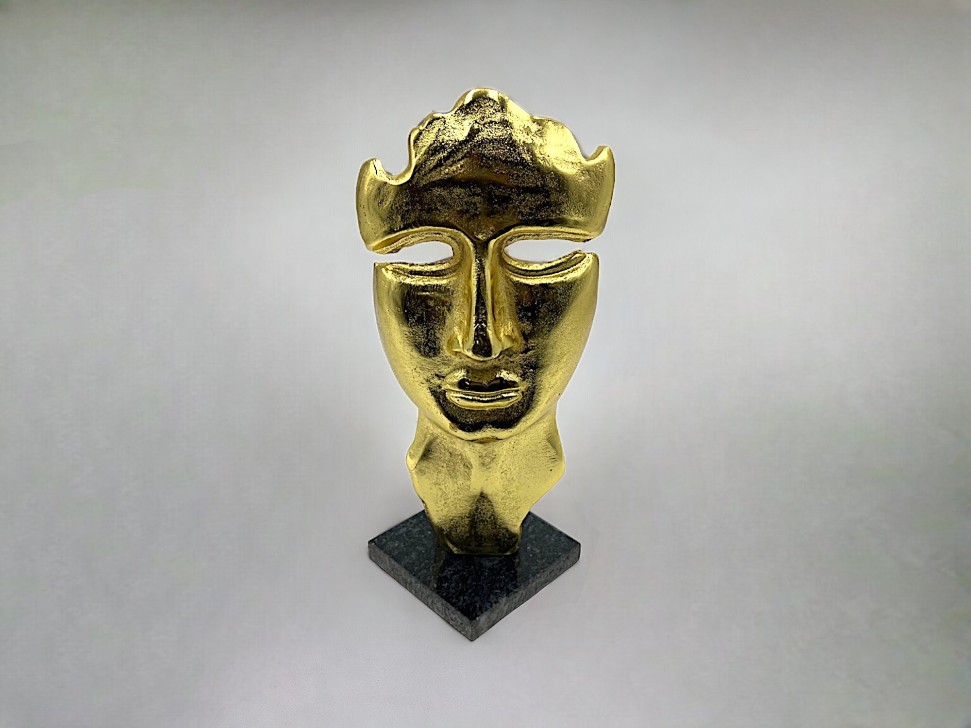 Aluminum Face Sculpture Modern Home Decor, Gift for Her, New Home Gift ...