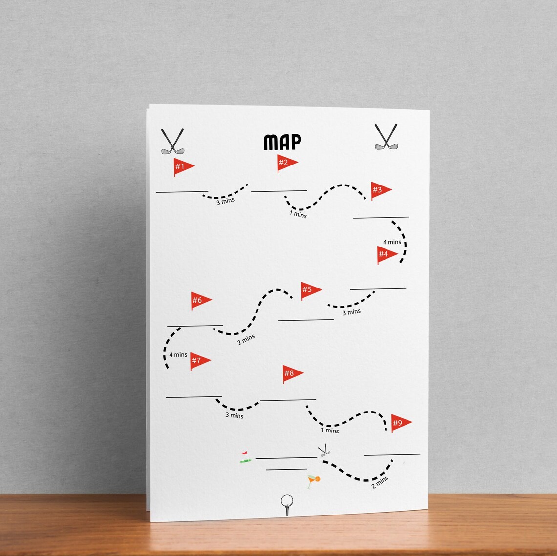 Easy Fun Pub Golf Template, Friends Pub Golf, Personalised Pub Golf ...