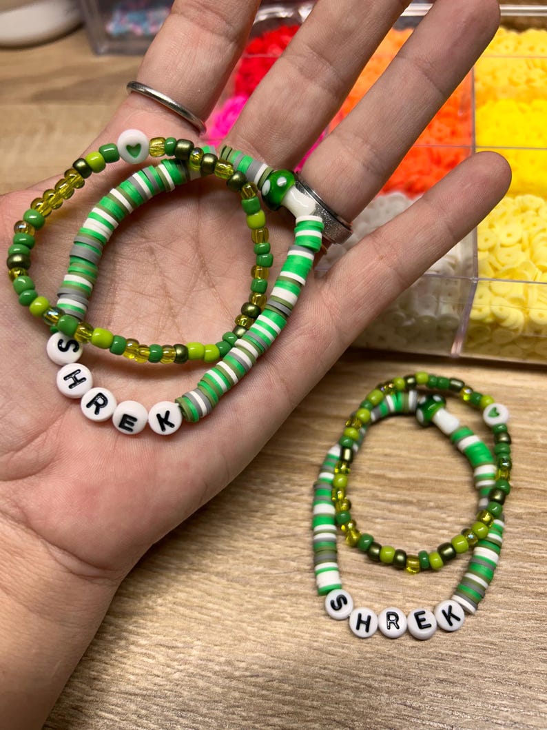SHREK Bracelet Set - Etsy