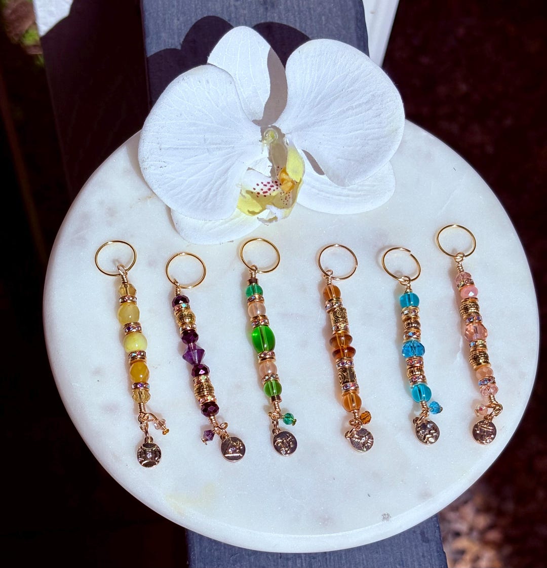 Zodiac Loc Jewelry – Astrology Colors & Charms Collection - Etsy
