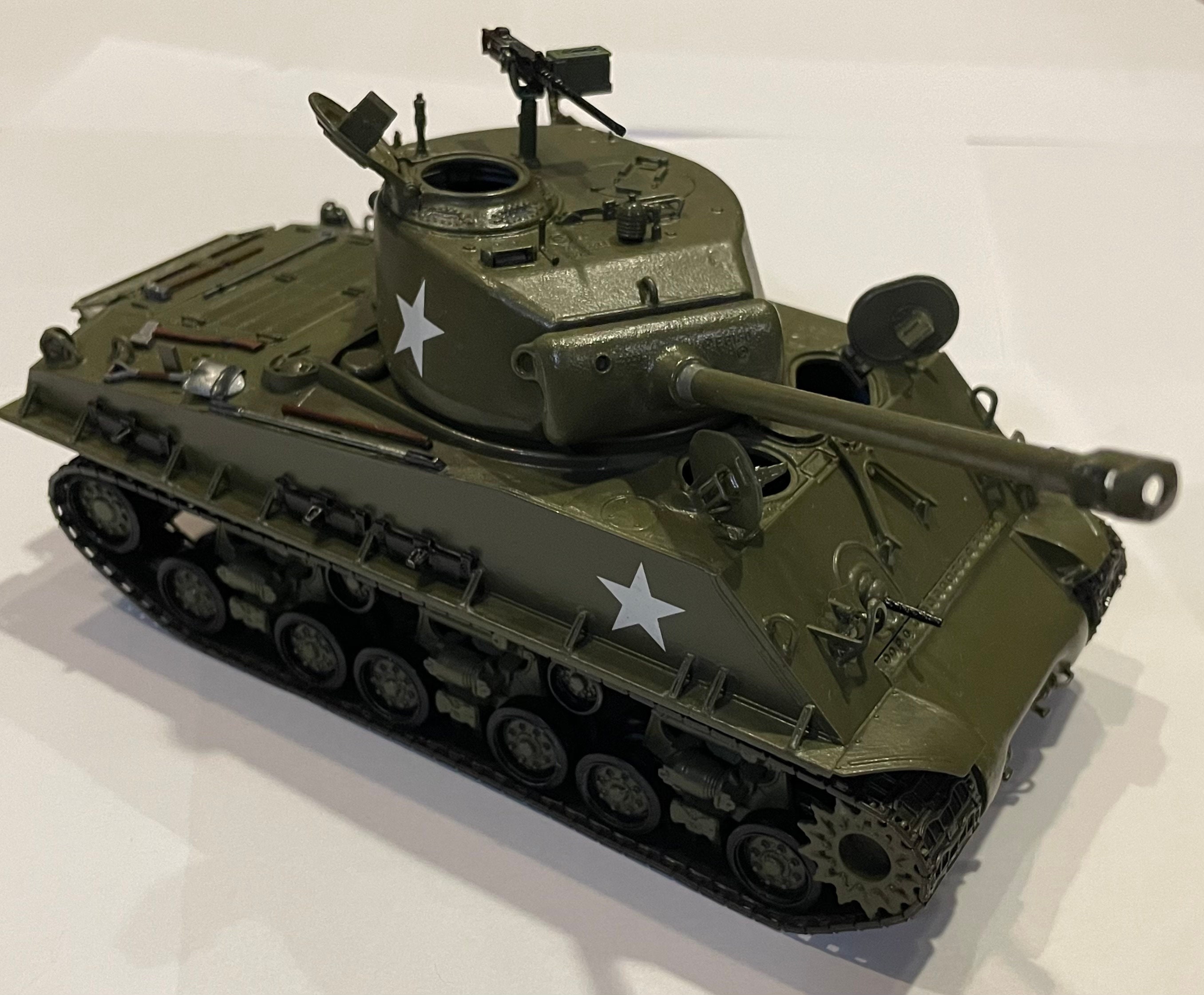 M4A3 'easy Eight' Sherman American WWII Tank Pro Built 1/35 Scale Model ...