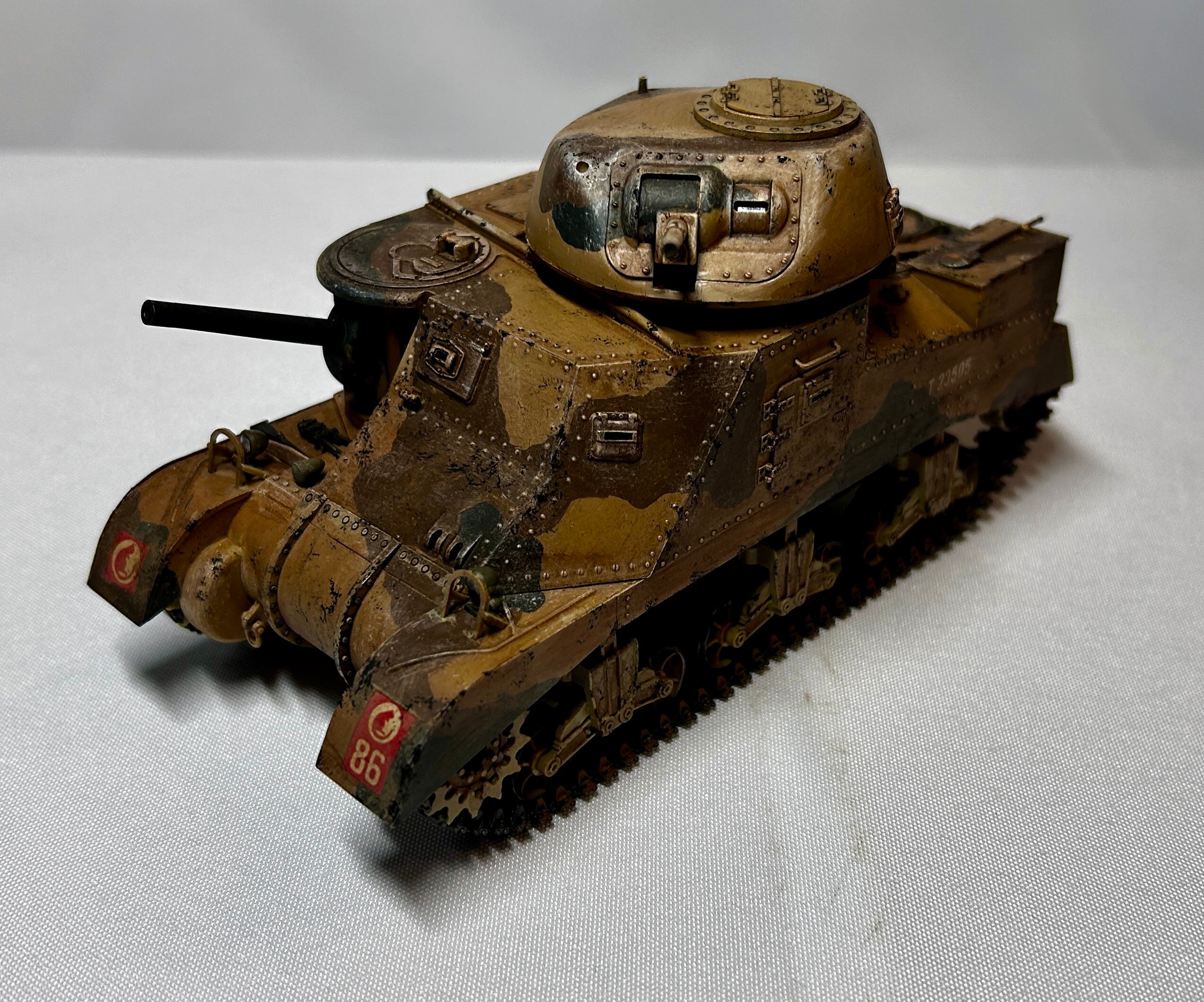 M3 Grant desert Rats British WWII Tank Pro Built 1/35 Scale Model - Etsy