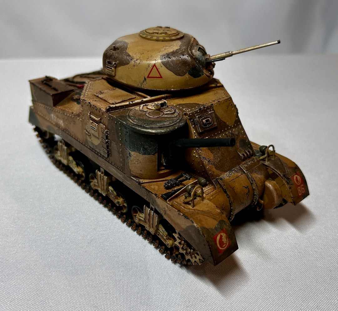 M3 Grant desert Rats British WWII Tank Pro Built 1/35 Scale Model - Etsy