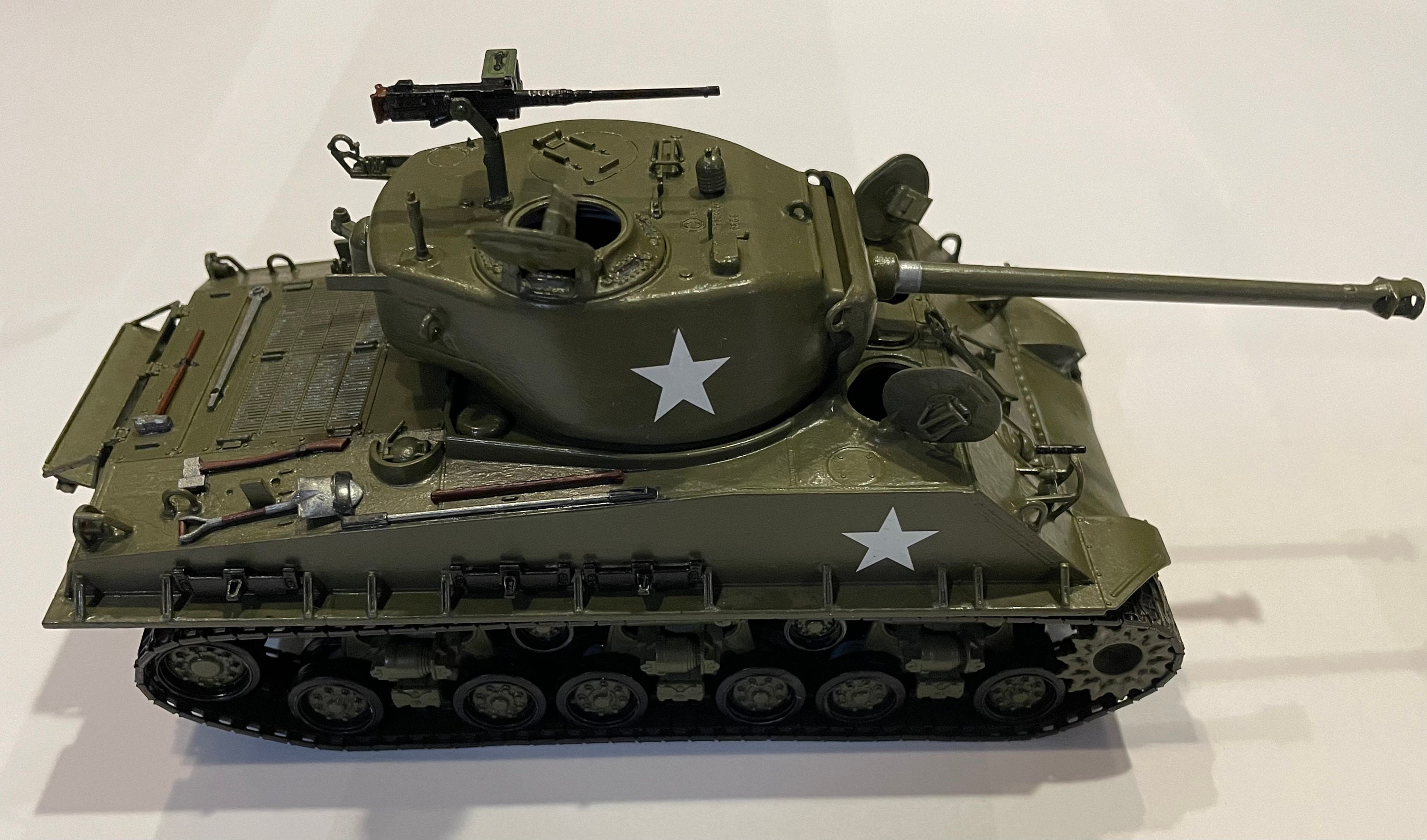 M4A3 'easy Eight' Sherman American WWII Tank Pro Built 1/35 Scale Model ...