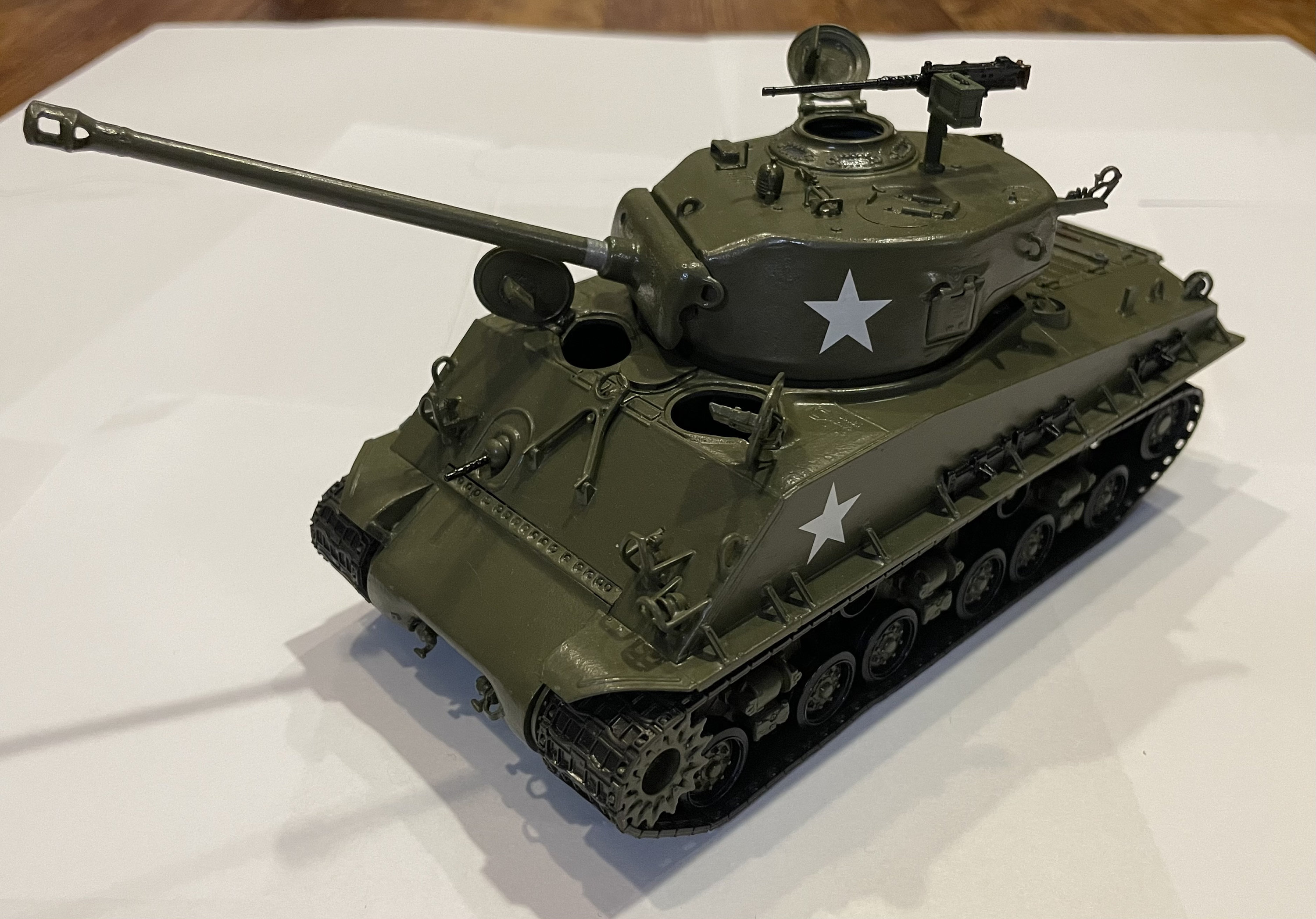 M4A3 'easy Eight' Sherman American WWII Tank Pro Built 1/35 Scale Model ...