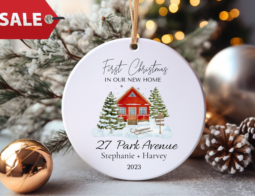 First Christmas in Our New Home Ornament, Our First Christmas New Home ...