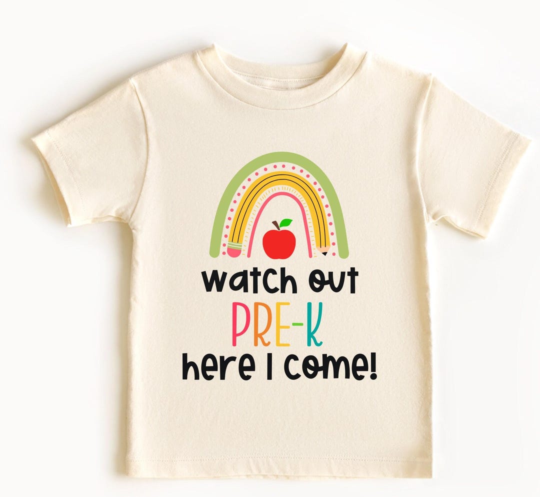Watch Out Preschool Here I Come Shirt, Back to School Toddler Shirt ...
