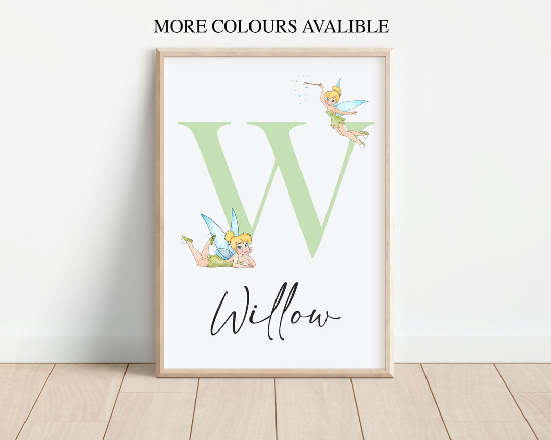 Tinker Bell Wall Art Prints Fairy Print Children's - Etsy